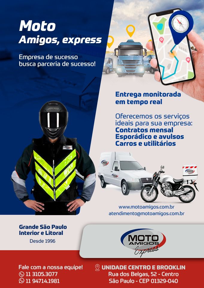 MOTO AMIGOS TRANSPORTE E LOGISTICA Entrega Rápida de Motoboy no Morumbi ...