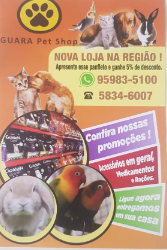 GUARA PET SHOP Casa de Ração Disk Entrega no Jardim Ângela Zona Sul São ...